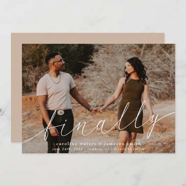 Finally Save The Date | Zazzle