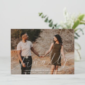 Finally Save The Date | Zazzle