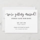 Finally Script Font Overlay Save the Date Card | Zazzle