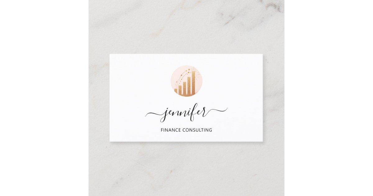 Finance Consulting Broker Accountant Bitcoins Business Card | Zazzle
