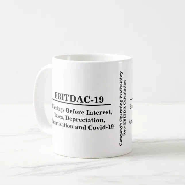 Finance New EBITDA Business Operating Calculation Coffee Mug | Zazzle