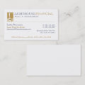 Financial Advisor Business Card | Zazzle