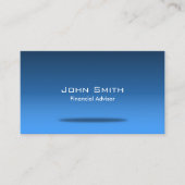 Financial Advisor Professional Consultant Business Card | Zazzle