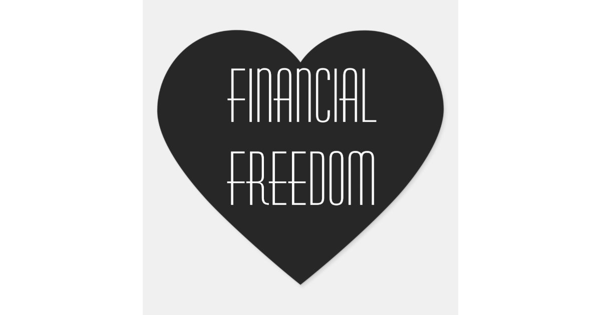 Financial Freedom Stickers | Zazzle