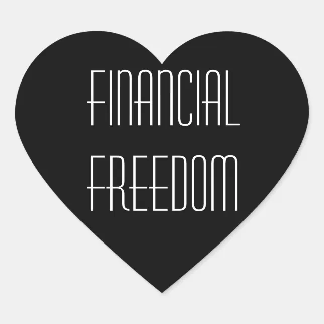 Financial Freedom Stickers | Zazzle