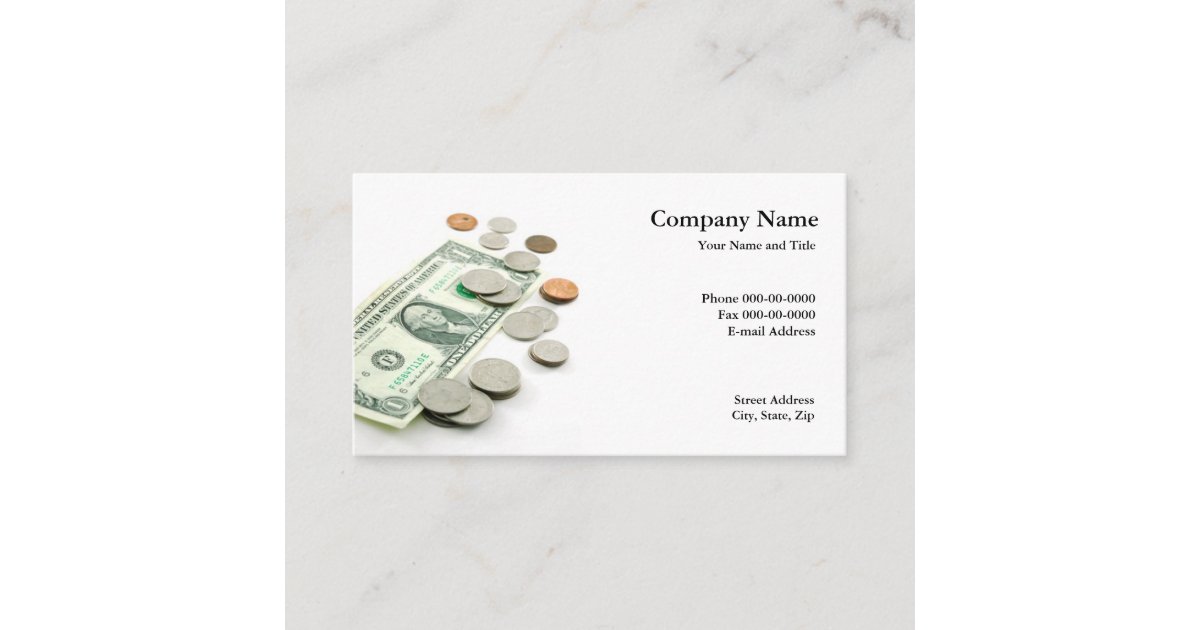 Financial Planner Business Card | Zazzle