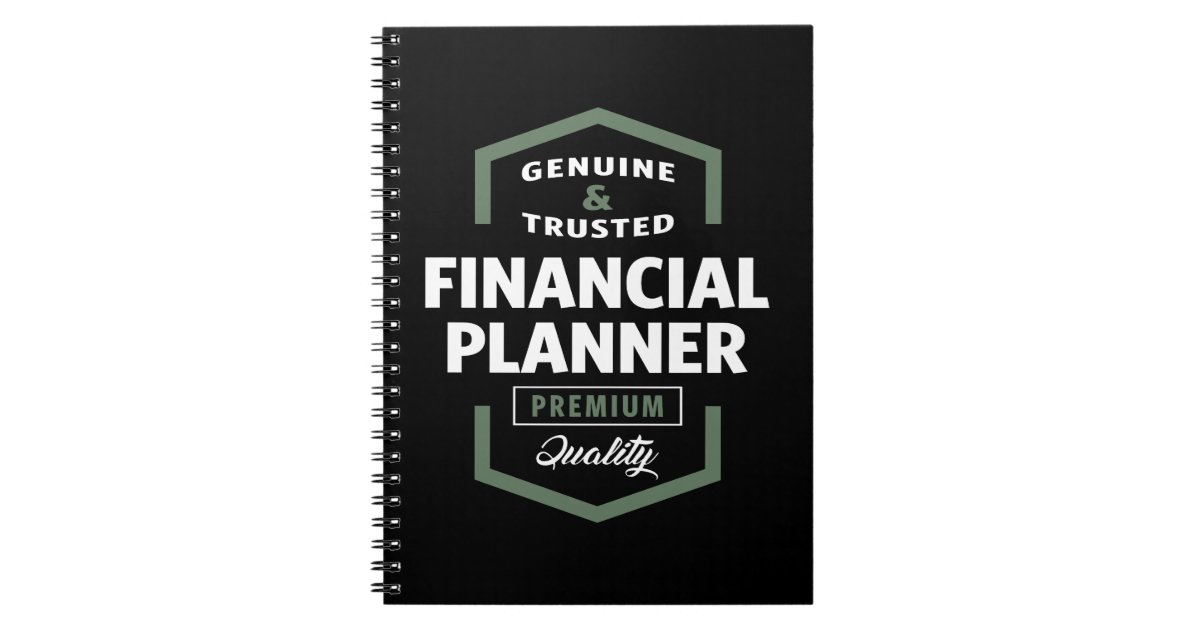 Financial Planner | Gift Ideas Notebook | Zazzle