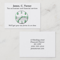 Financial services business card | Zazzle