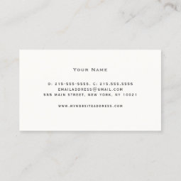 Financial Services Business Card | Zazzle