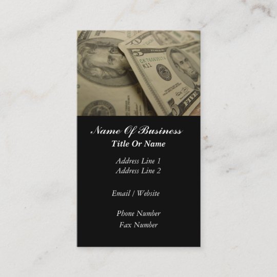 Financial Services Business Card | Zazzle.com