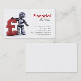 Financial Services Business Card | Zazzle