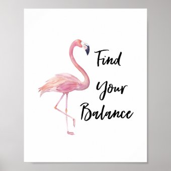 Find Your Balance Poster | Zazzle