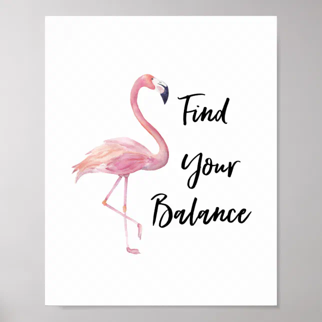 Find Your Balance Poster | Zazzle