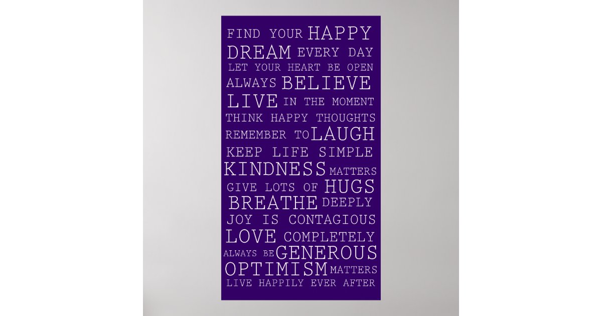 Find Your Happy Poster | Zazzle
