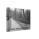 Find your own Path Canvas Print | Zazzle