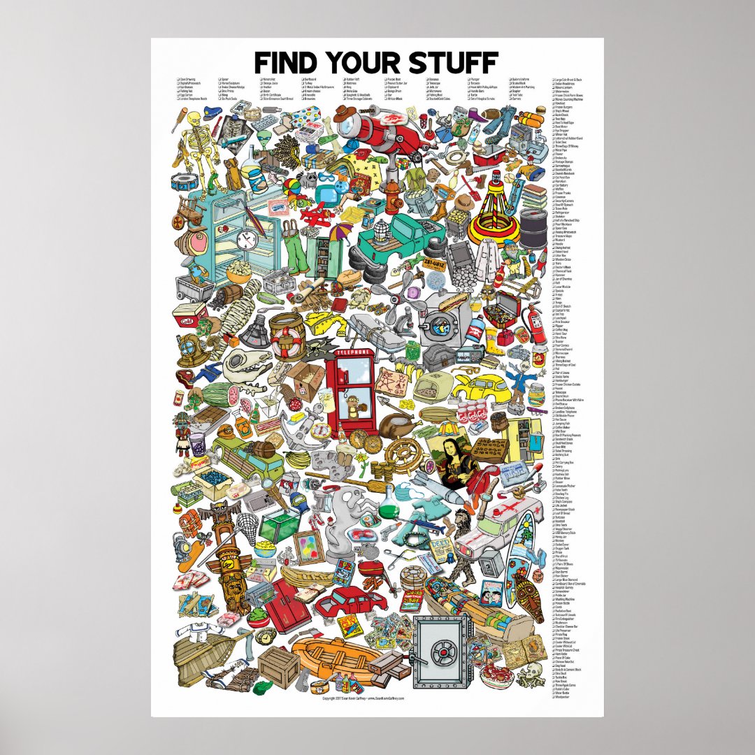 FIND YOUR STUFF. Search for over 200 items! Poster | Zazzle