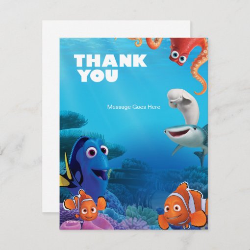 Finding Dory Birthday Thank You | Zazzle