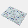 Finding Dory Blue Cartoon Pattern Doormat | Zazzle