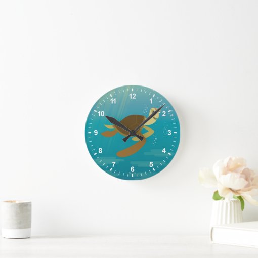 Finding Dory | Crush Round Clock | Zazzle