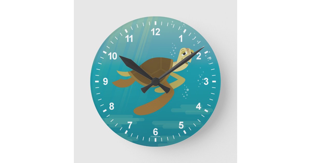 Finding Dory | Crush Round Clock | Zazzle