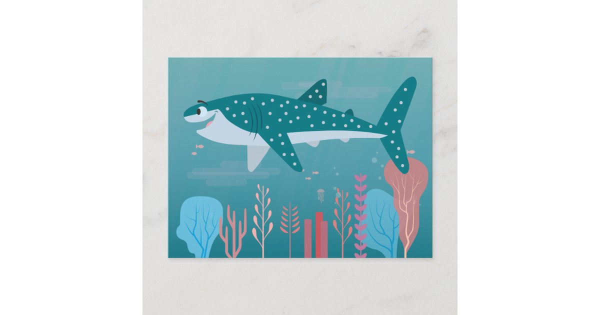 Finding Dory | Destiny the Whale Shark Postcard | Zazzle
