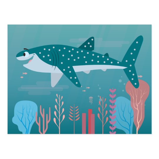 Finding Dory | Destiny the Whale Shark Postcard | Zazzle.com