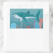 Finding Dory | Destiny the Whale Shark Rectangular Sticker | Zazzle