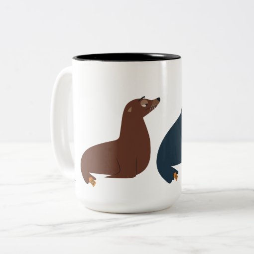 Finding Dory | Fluke & Rudder Two-Tone Coffee Mug | Zazzle