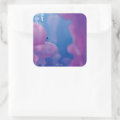 Finding Dory | Hide and Seek - Jellyfish Square Sticker | Zazzle