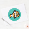 Finding Dory | Nemo Cartoon Classic Round Sticker | Zazzle