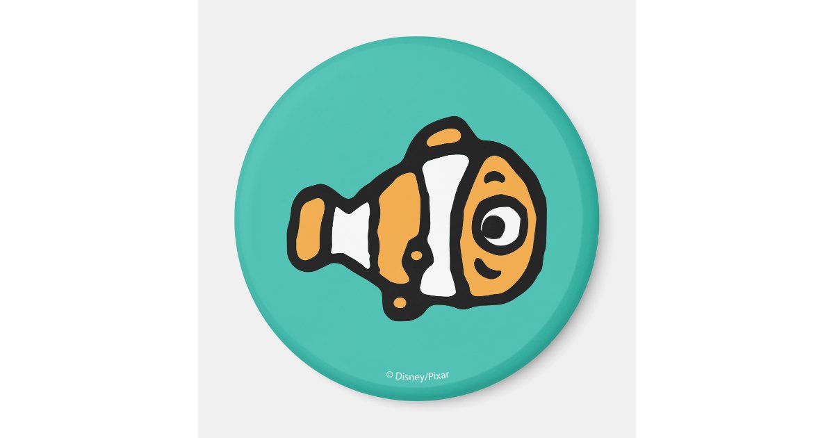 Finding Dory | Nemo Cartoon Magnet | Zazzle