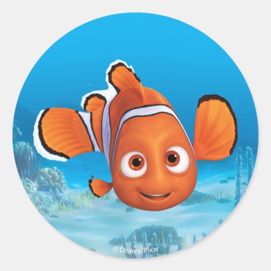 Finding Dory Nemo Classic Round Sticker | Zazzle.com Finding Dory Nemo Classic Round Sticker | Zazzle.com