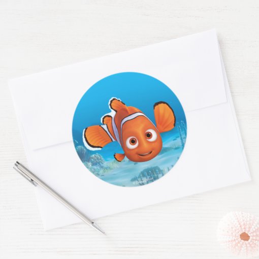 Finding Dory Nemo Classic Round Sticker | Zazzle