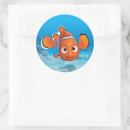 Finding Dory Nemo Classic Round Sticker | Zazzle
