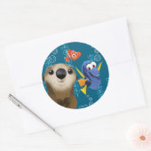 Finding Dory | Nemo, Dory & Otter Classic Round Sticker | Zazzle