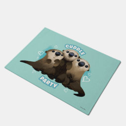 Finding Dory Otters | Cuddle Party Doormat | Zazzle