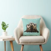 Finding Dory Otters | Cuddle Party Throw Pillow | Zazzle