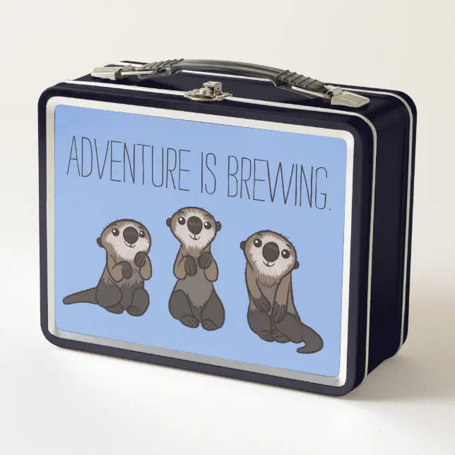 Finding Dory Otters Metal Lunch Box | Zazzle