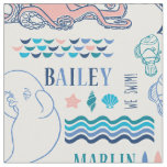 Finding Dory Colorful Pattern Fabric | Zazzle