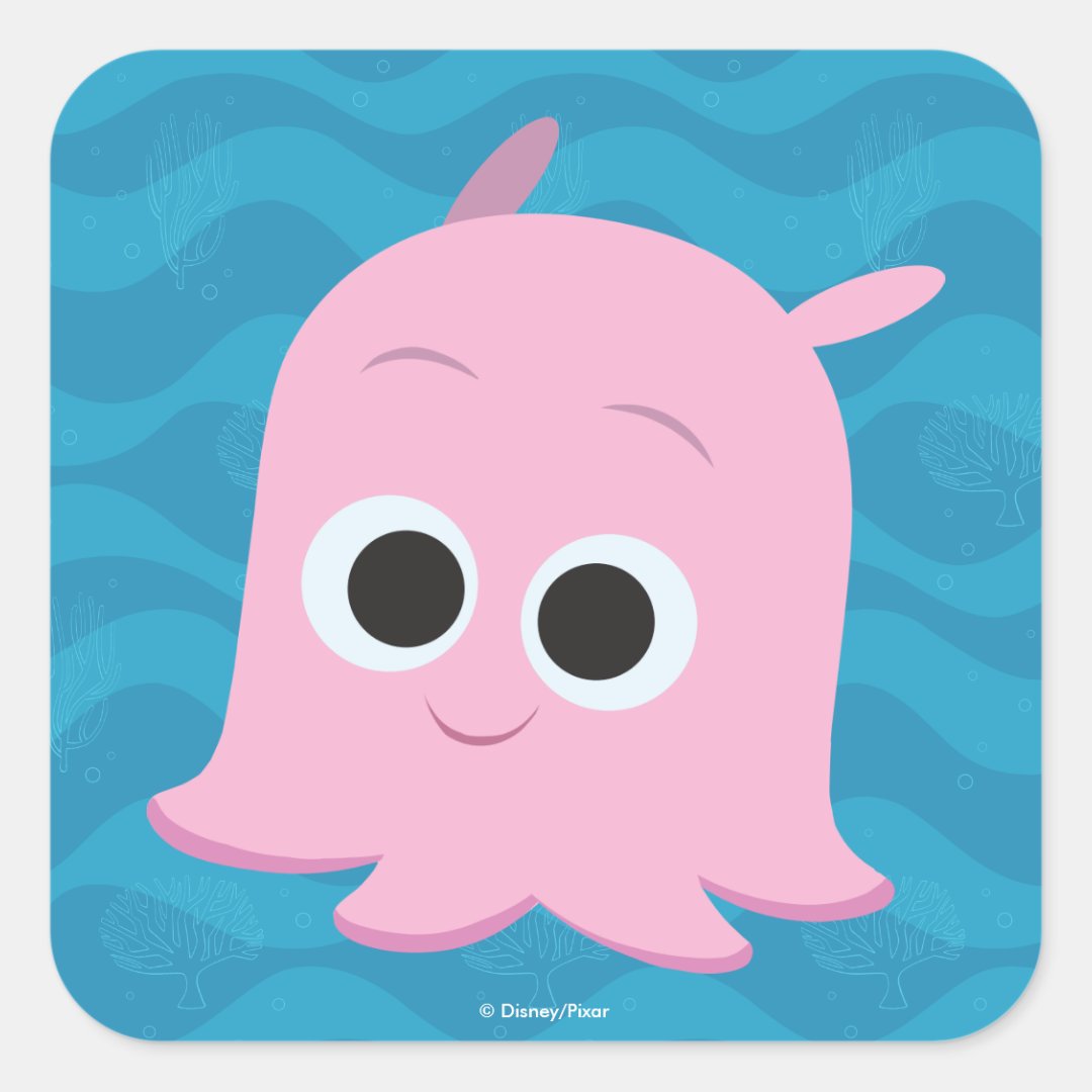 Finding Dory | Pearl Square Sticker | Zazzle