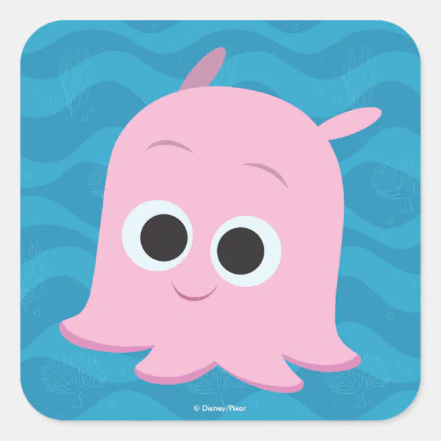Finding Dory | Pearl Square Sticker | Zazzle