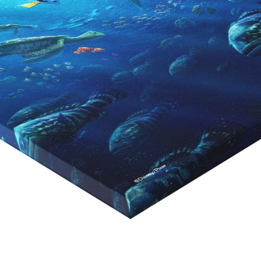 Finding Dory | Poster Art Canvas Print | Zazzle