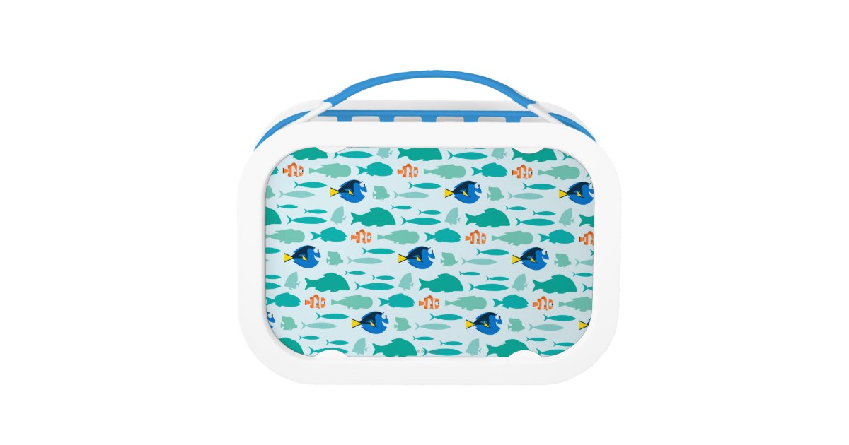 Finding Dory Silhouette Pattern Lunch Box | Zazzle