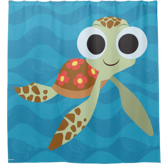 Finding Dory | Squirt Shower Curtain | Zazzle