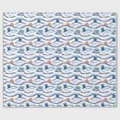 Finding Dory Wave Pattern Wrapping Paper | Zazzle