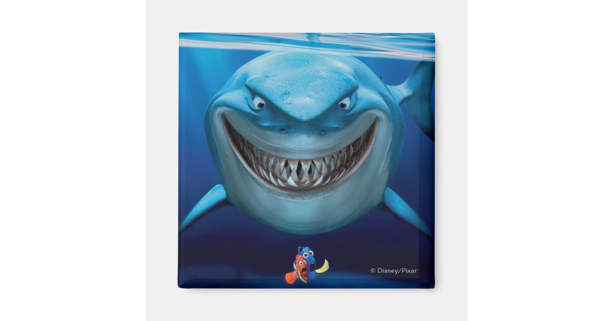 Finding Nemo | Bruce Grinning Magnet | Zazzle