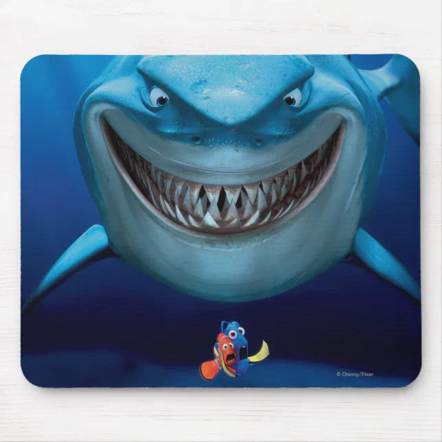 Finding Nemo | Bruce Grinning Mouse Pad | Zazzle