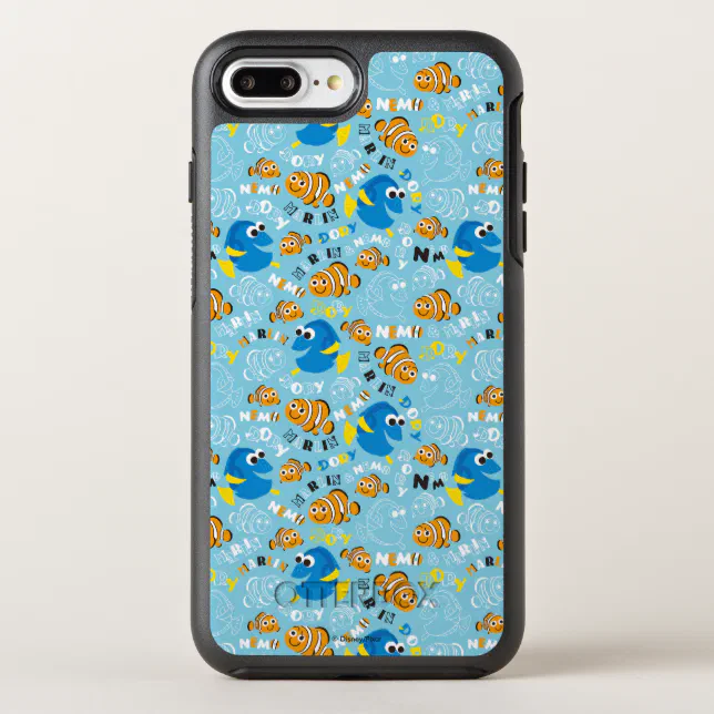 Finding Nemo | Dory and Nemo Pattern Otterbox iPhone Case | Zazzle