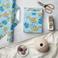 Finding Nemo | Dory and Nemo Pattern Wrapping Paper | Zazzle