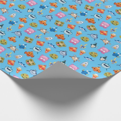 Finding Nemo Emoji Pattern Wrapping Paper | Zazzle